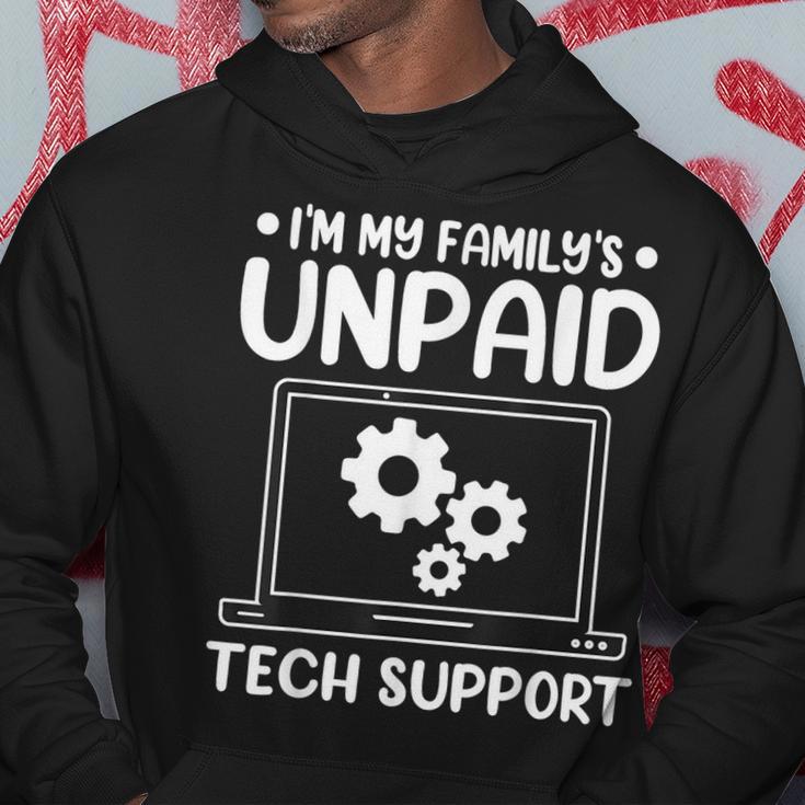 I'm My Family's Unpaid Tech Support Computer Engineer Hoodie - Monsterry
