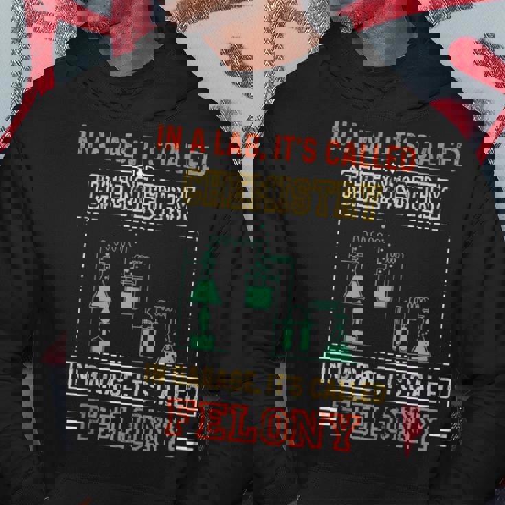 In A Lab It's Called Chemistry In Garage It's Called Felony Hoodie ...