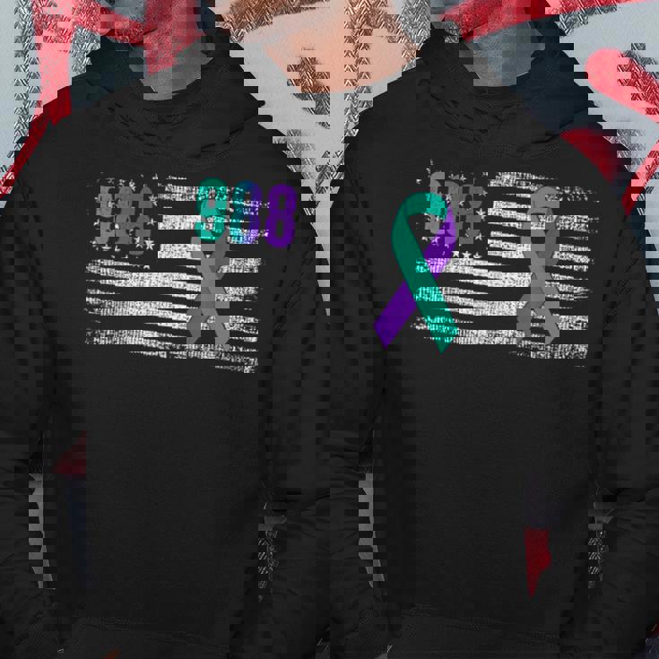 You Matter 988 Suicide Prevention Awareness Ribbon Hoodie - Monsterry