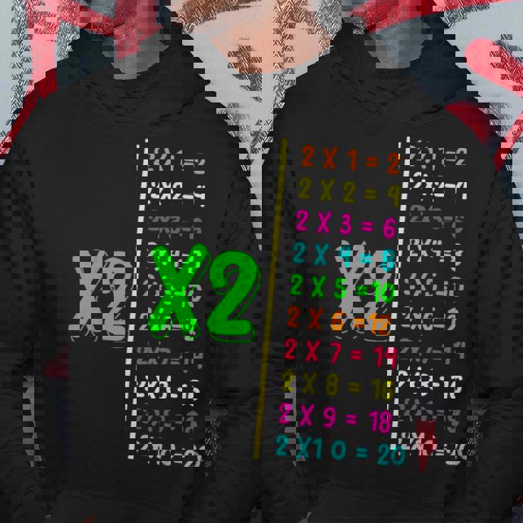 Multiplication Table Elementary School Math Day Kids Men's Hoodie ...