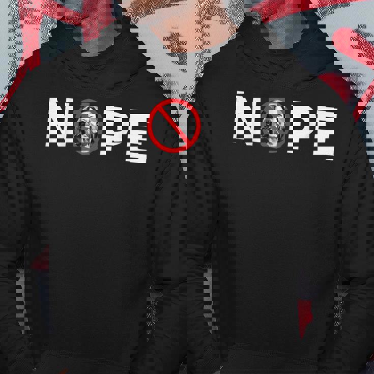 Nope 'No Kamala' Sign Anti Kamala Harris Hoodie - Monsterry