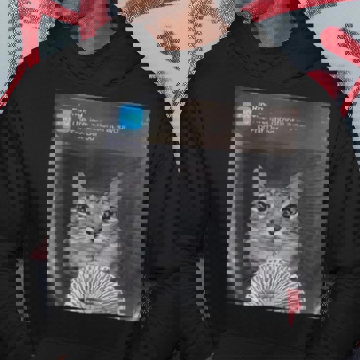 Ring Cat With Motion Meme Hoodie - Monsterry