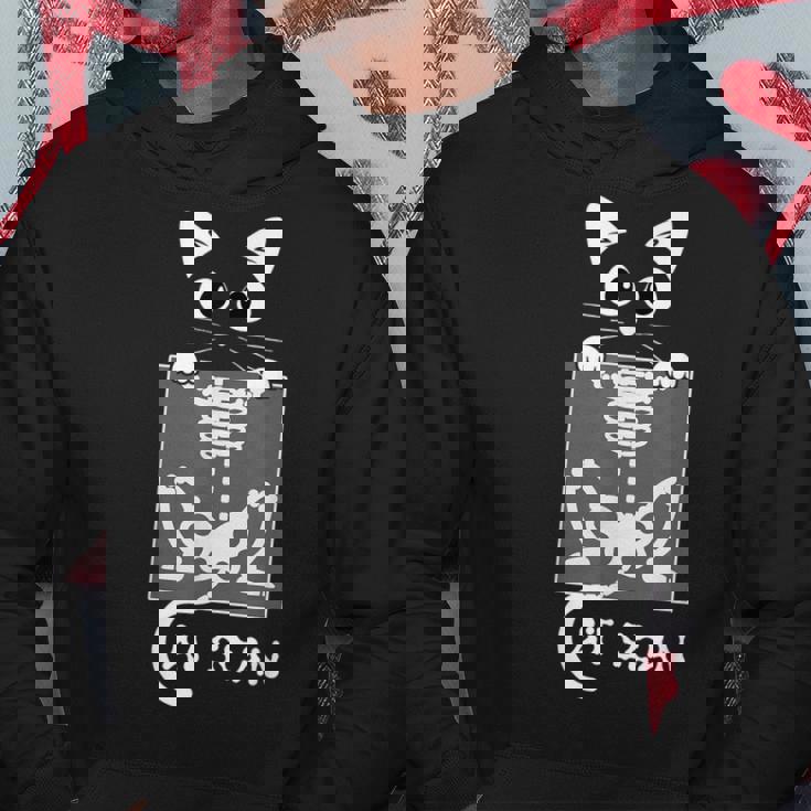 Skeleton Cat Scan Ct Scaning X Ray Pun Meme Rad Tech Hoodie - Thegiftio