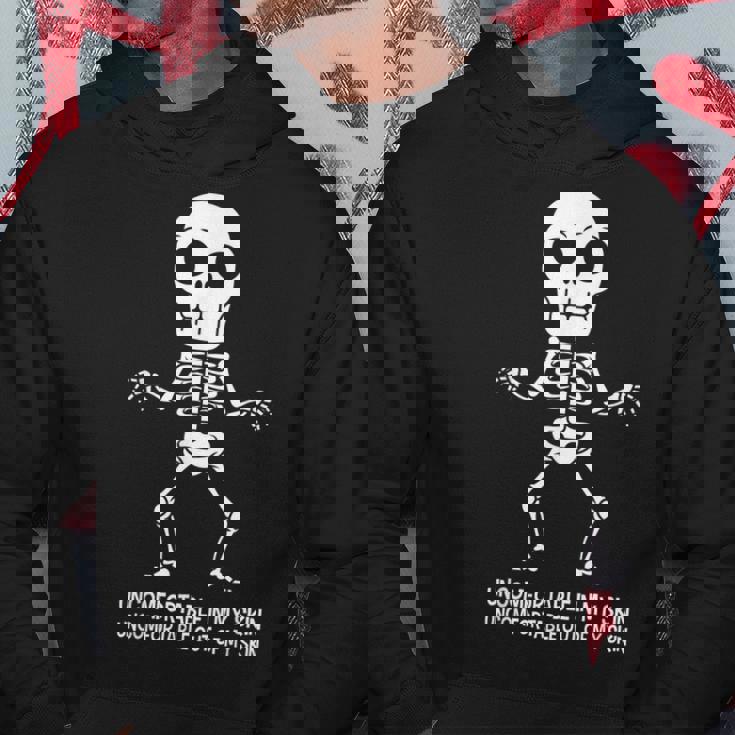 Uncomfortable In My Skin I Social Anxiety Depression Hoodie - Monsterry