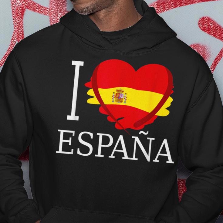 Yo Amo España Spanish Flag Heart I Love Spain Hoodie - Monsterry