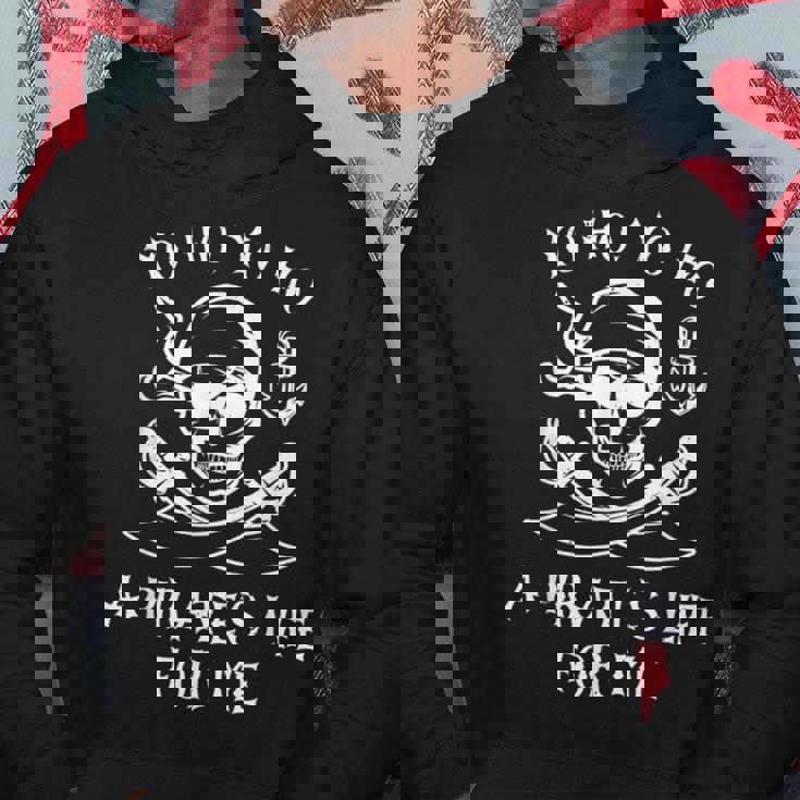 Yo Ho Yo Ho A Pirate's Life For Me Spooky Skeleton Pirate Hoodie ...