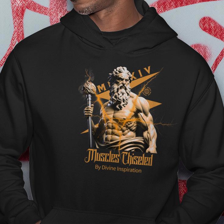 Zeus Greek Gods Thunder Mythology Gym Fitness Motivational Hoodie ...