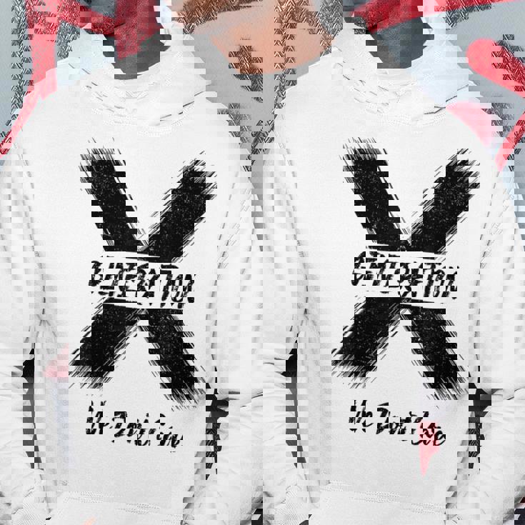 Generation Slang Sayings Gen X We Don't Care Hoodie - Monsterry