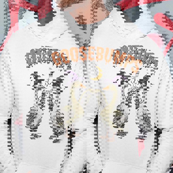 Goose Bumps Goosebumps Geese Fist Bump Pun Hoodie - Monsterry