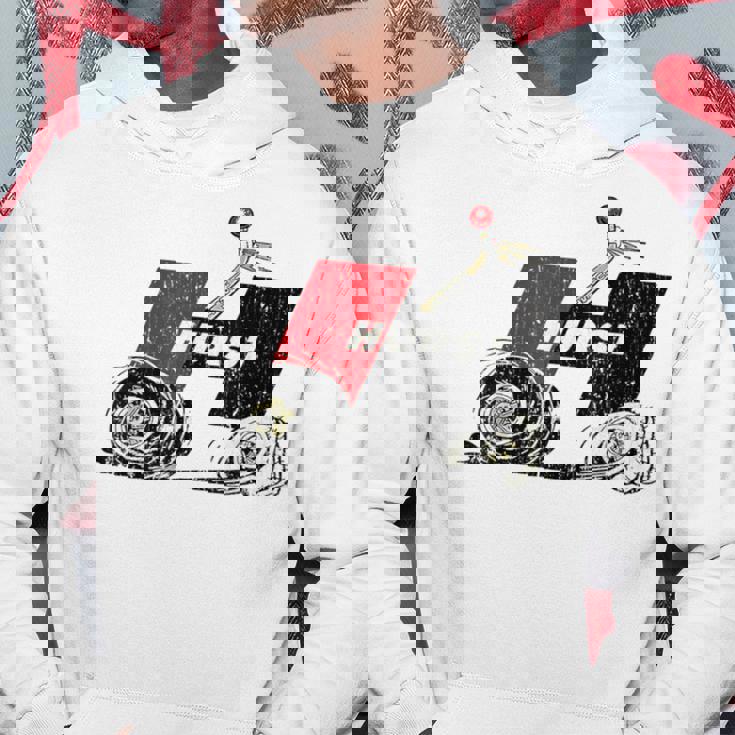 Retro Car Vintage Hurst Performance Meme Hand Engine Hoodie - Monsterry