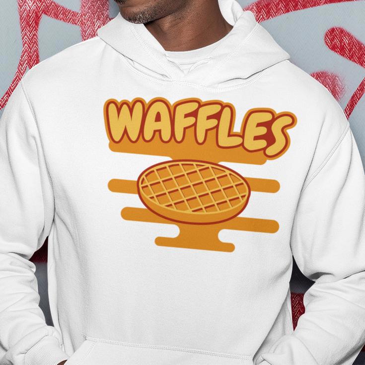 Waffles Cook Batter Baked Pastry Baking Maple Syrup Waffle Hoodie ...