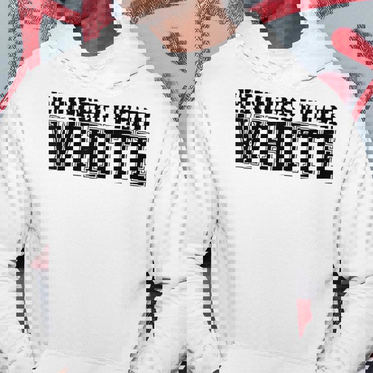 Winners Wear White Spirit Wear Team Game Color War Hoodie - Monsterry