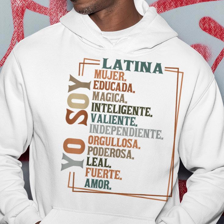 Yo Soy Latina Mujer Educada Magica Hispanic Heritage Month Hoodie ...