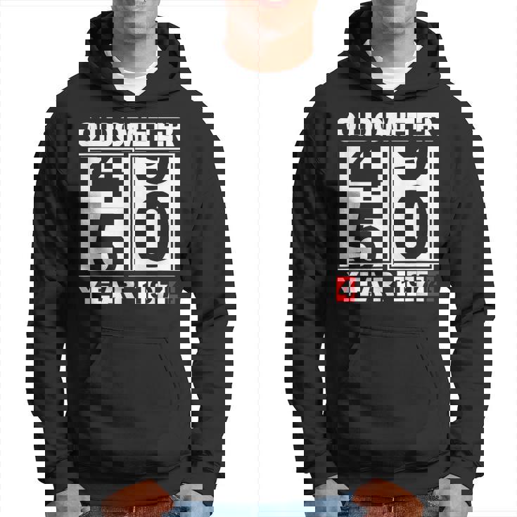 1974 Oldometer 50Th Birthday 50 Year Old Hoodie - Monsterry