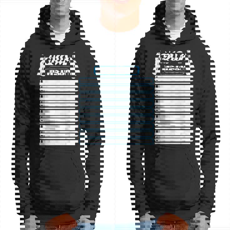 Bachelor Party With Checklist Tasks For The Groom Diy Hoodie - Monsterry