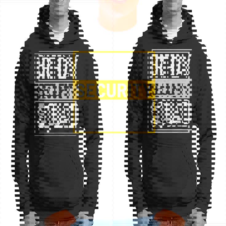 Birthday Security Squad Birthday Party Family Team T-Shirt | Mazezy