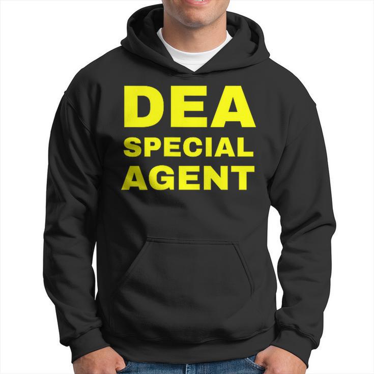 Dea Special Agent Front And Back Print Uniform On Duty Hoodie - Monsterry