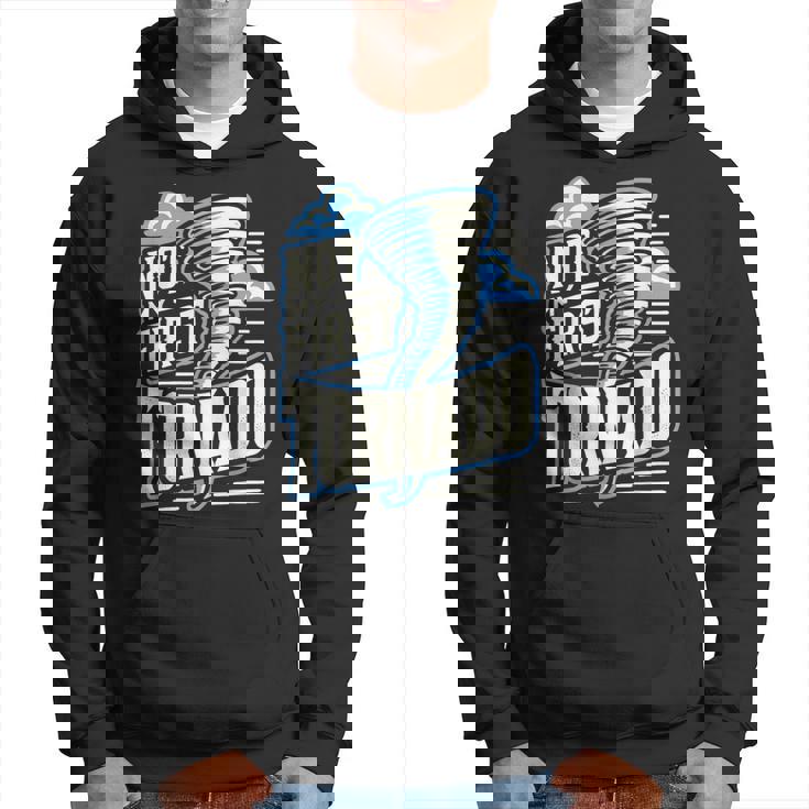 Not My First Tornado Retro Storm Chaser Hoodie | Mazezy