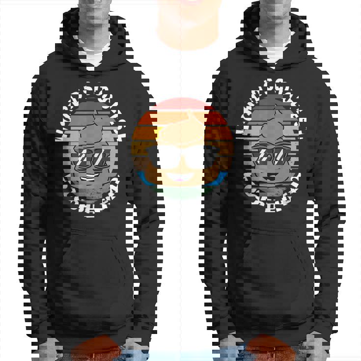 Poop Joke World's Coolest Poopie Head Hoodie - Seseable