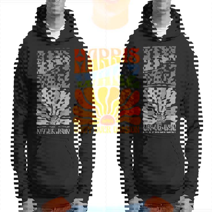 Harris Waltz 2024 Unity Over Division Kamala Harris Tim Walz Hoodie ...