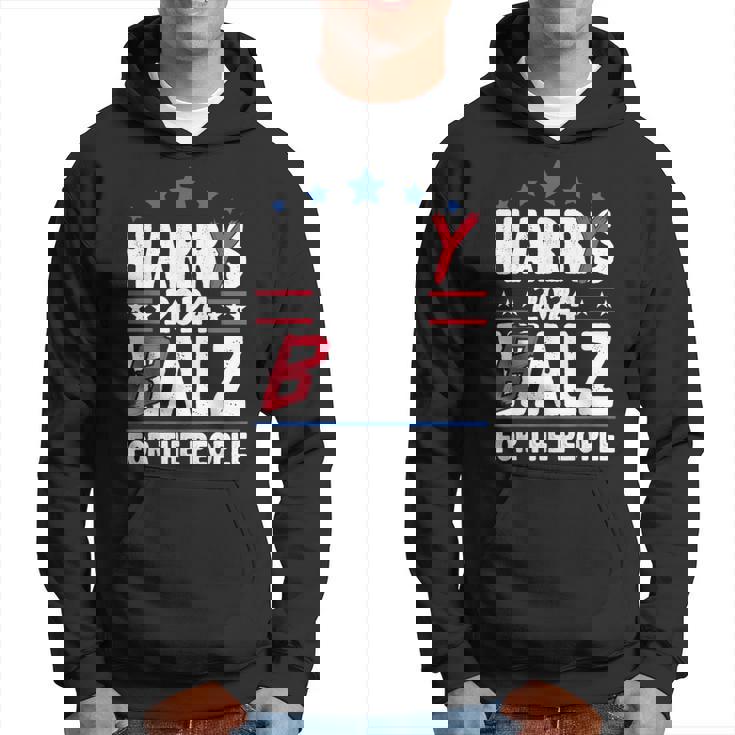 Harris Walz 24 Harry Balz 2024 Meme Democratics Vote Hoodie - Thegiftio