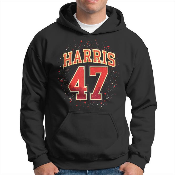 Kamala Harris 47 College University Lettering 47Th President Hoodie ...