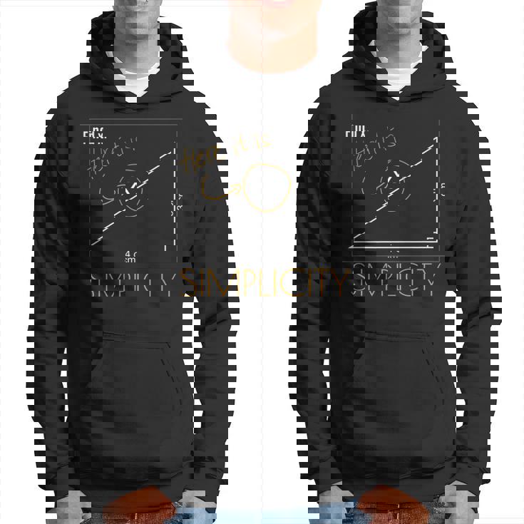 Math Equation Simplicity Find X Math Puns Punny Hoodie - Monsterry