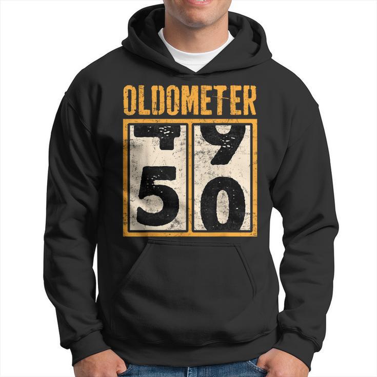 Oldometer 50 Years Old Odometer 50Th Birthday Turning 50 Sweatshirt ...