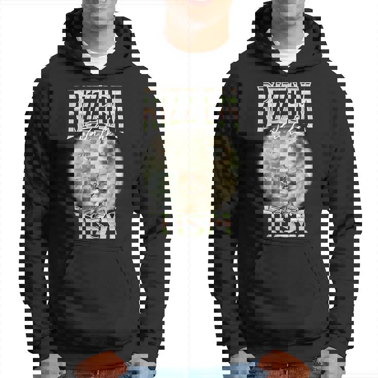 Rizz Em With The Tism Cat Autistic 90S Bootleg Rap Men's T-shirt Back ...