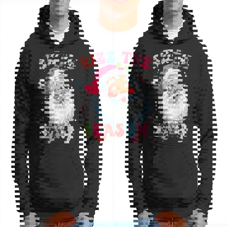 Rizz The Season Christmas Rizzmas Santa Claus Rizzler Hoodie | Mazezy