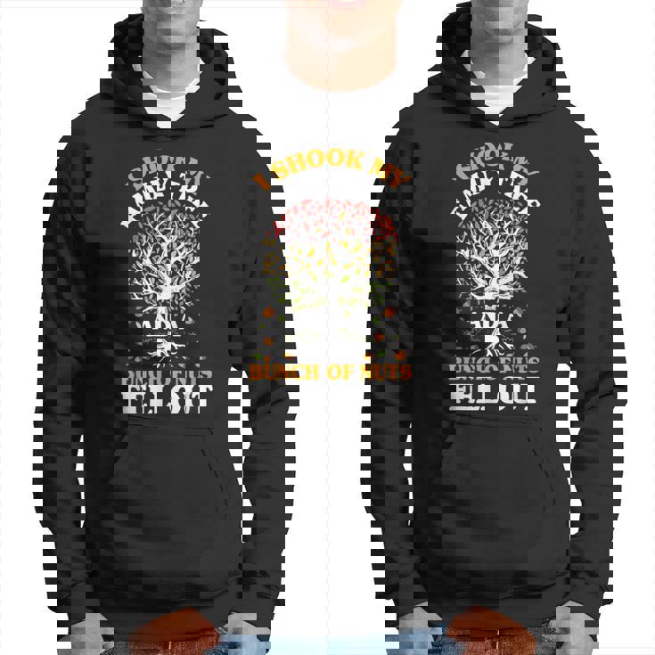 Shook My Family Tree Nuts Fell Out Reunion Genealogy Hoodie | Mazezy