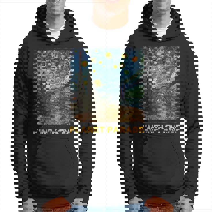 Total Planet Parade 2024 Starry Night Painting Hoodie - Monsterry