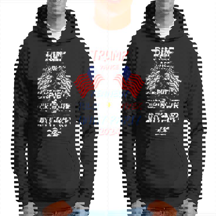 Unity Party 2024 Trump Vance Kennedy Tulsi Vivek Hoodie - Monsterry
