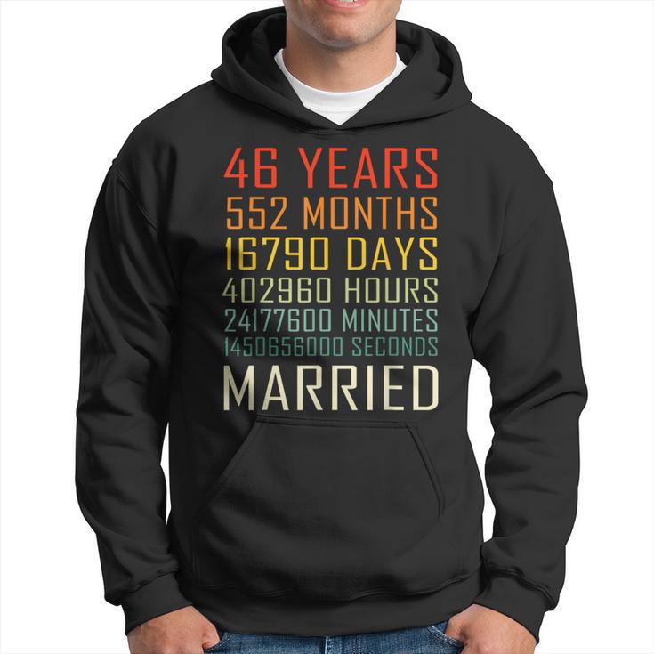 Vintage 46 Years Months Married 46Th Wedding Anniversary Men's T-shirt ...