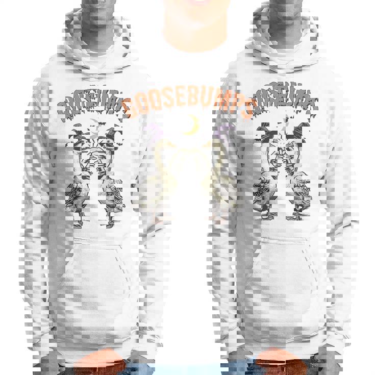 Goose Bumps Goosebumps Geese Fist Bump Pun Hoodie - Monsterry