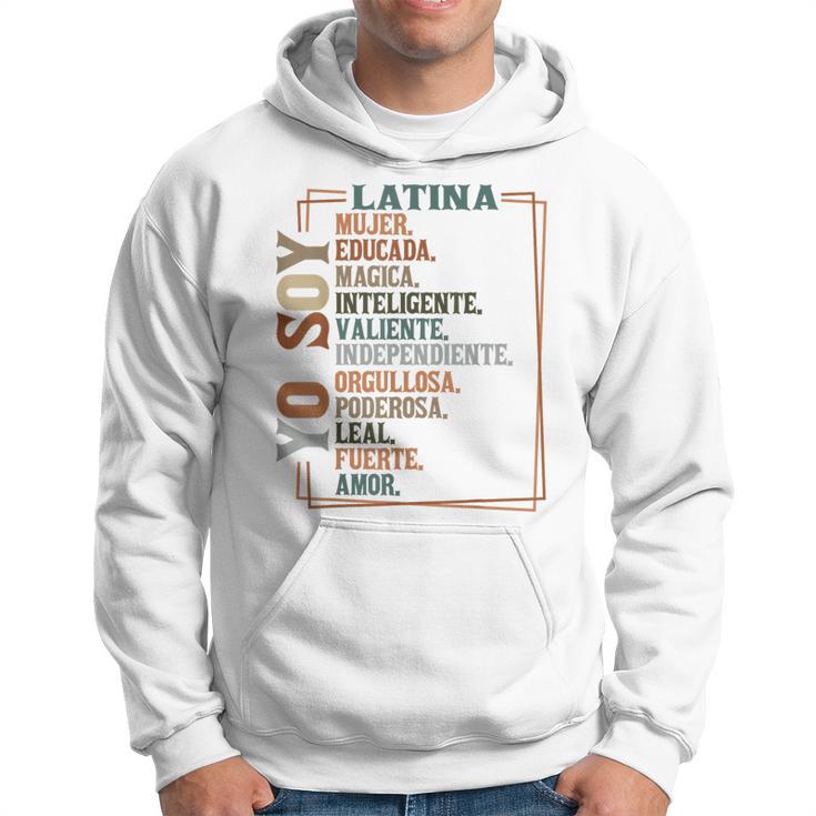 Yo Soy Latina Mujer Educada Magica Hispanic Heritage Month Hoodie ...