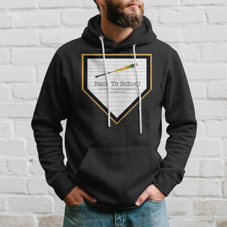 Baseball Home Plate Back To School Hoodie | Mazezy