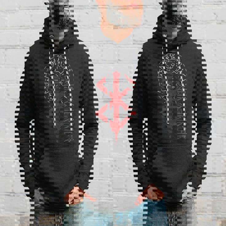 Berserk Rune & Viking Compass Norse Mythology Hoodie - Seseable