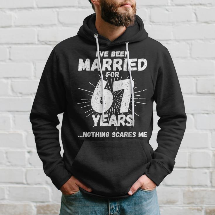 Couples Married 67 Years 67Th Wedding Anniversary Hoodie - Monsterry