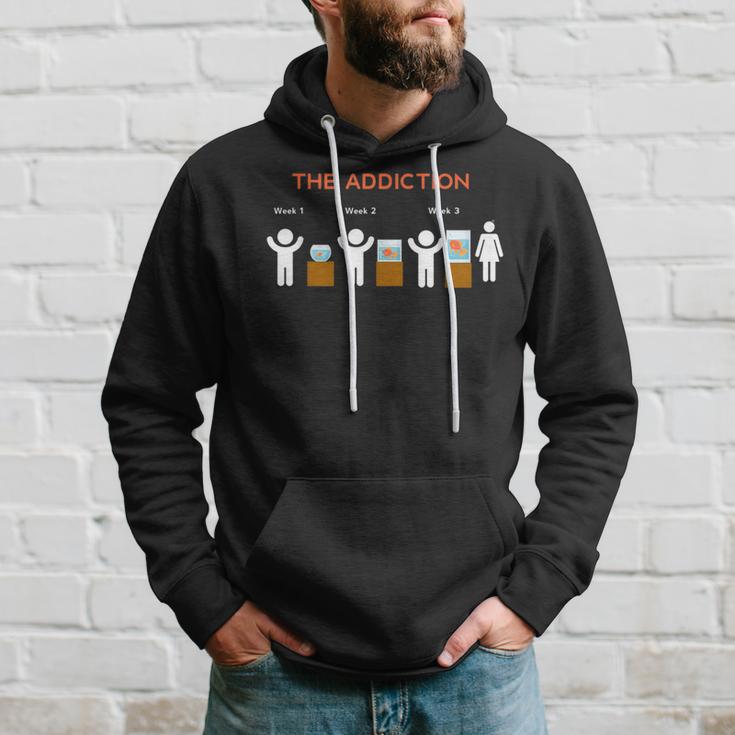 Fishkeeping Aquascaping Aquarium Fish Keeping Addiction Hoodie - Monsterry
