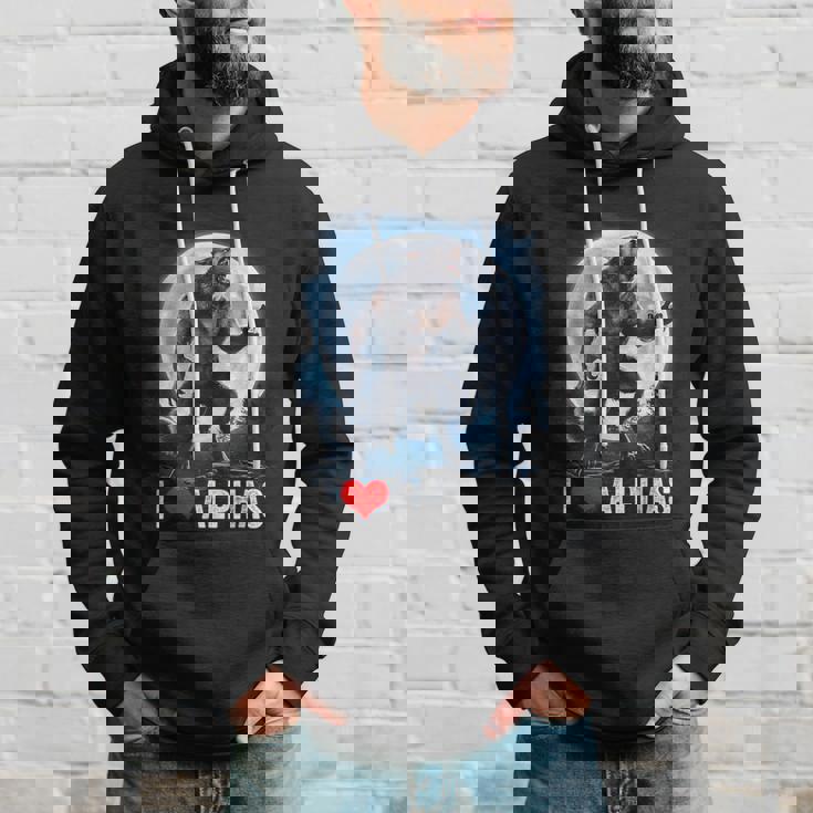 Cringe Werewolf Wolf Meme I Heart Alphas I Love Alphas Hoodie | Mazezy