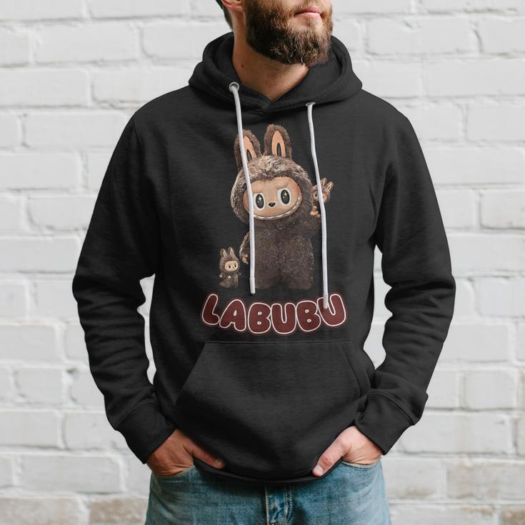 Labubu Cute Labubu The Monsters Brown Meme Hoodie | Mazezy