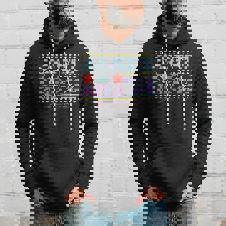 Janet And Rita 2024 Here Come The Grannies Political Hoodie - Thegiftio