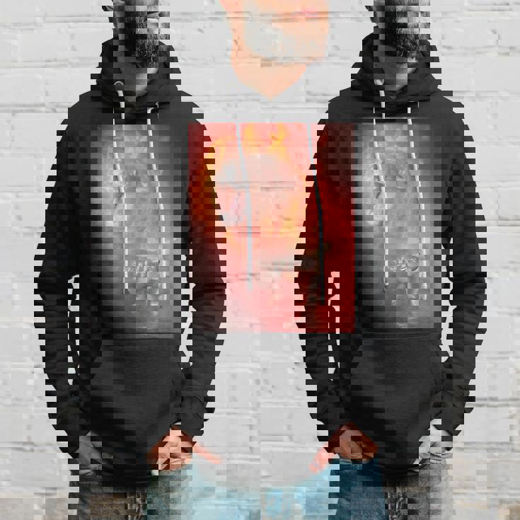 Moo Deng Bouncy Pig In Thai Fire Picture The Cute Baby Hippo Hoodie ...