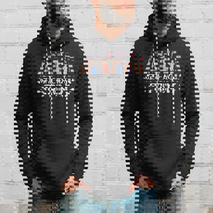 North Carolina Strong Support Nc Flag Hoodie - Seseable