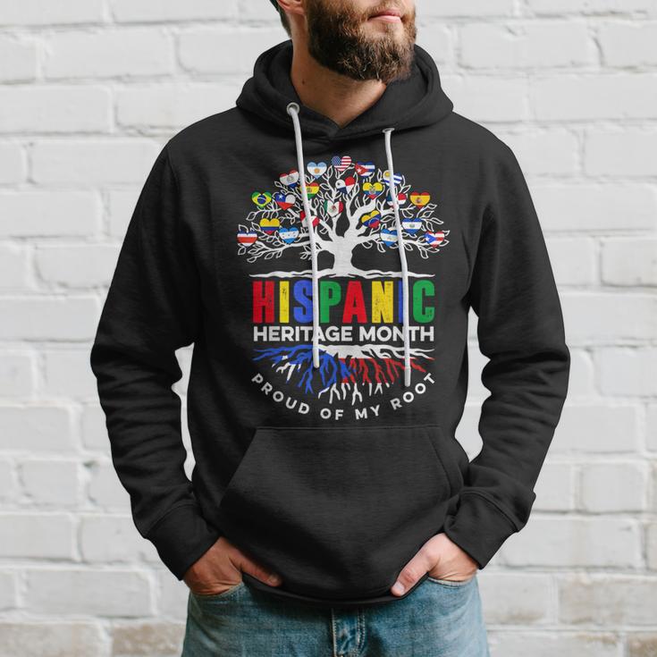 Hispanic Heritage Month Puerto Rican Proud Of My Root Tree Hoodie ...