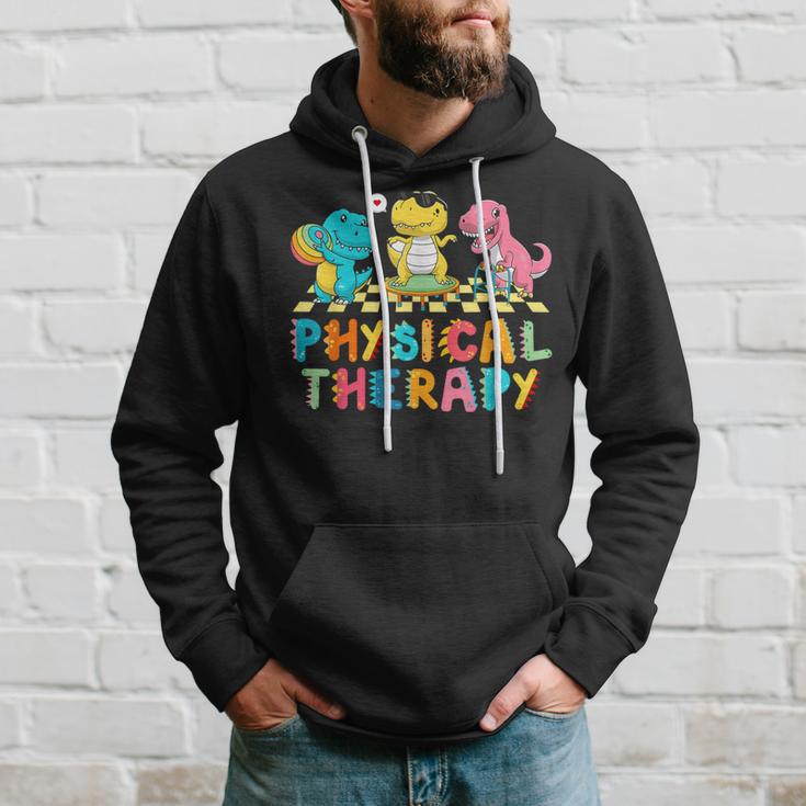 Pediatric Physical Therapist Cute Dinosaur Pt Pta Therapy Hoodie ...