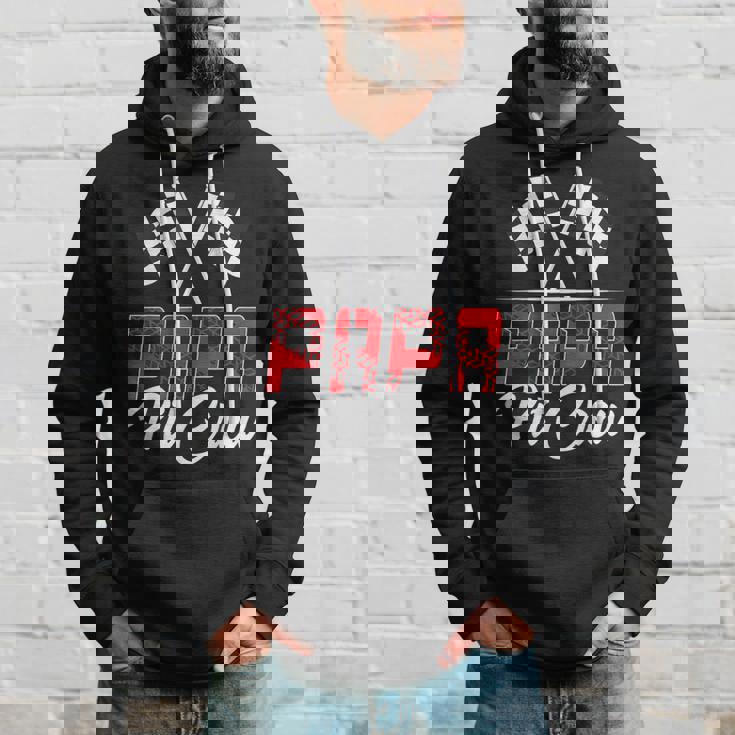 Race Car Birthday Party Racing Family Papa Pit Crew Hoodie - Monsterry