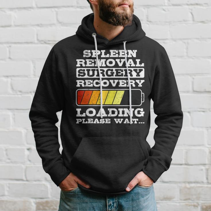 Spleen Removal Surgery Recovery Loading Get Well Post-Op Hoodie - Monsterry