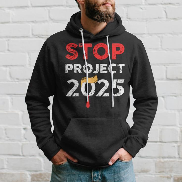 Stop Project 2025 Trump's Project Anti Trump Hoodie - Monsterry